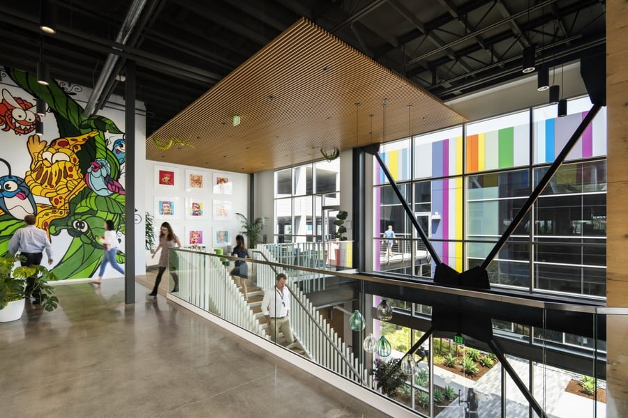 Moose Toys - Modern Office Design | EYRC Architects